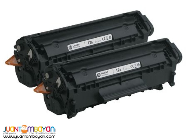 HP 12A Black Original LaserJet Toner Cartridge