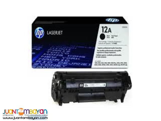 HP 12A Black Original LaserJet Toner Cartridge