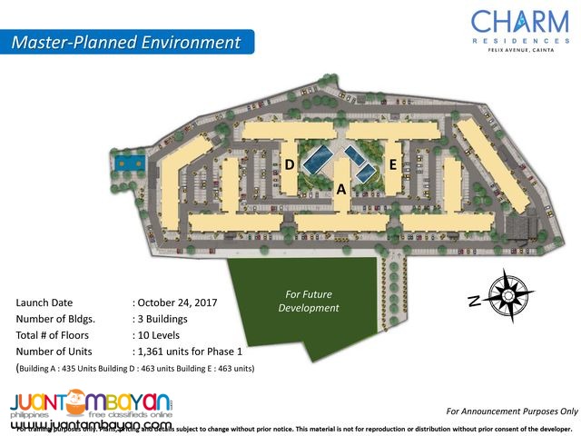 SMDC Charm Residences 2 bedroom 7k plus 100k discount