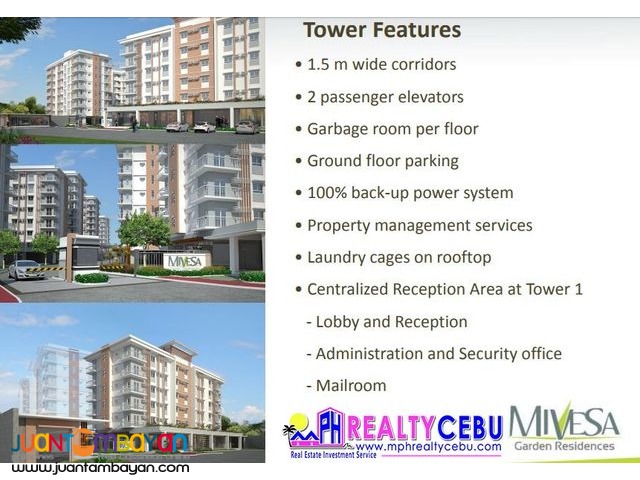 2 BR CONDO UNIT AT MIVESA GARDEN RESIDENCES LAHUG CEBU CITY