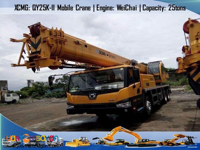 QY25K-II Tower Crane (41.50ft High)