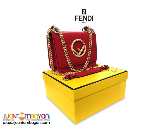 FENDI F LOGO SHOULDER BAG - FENDI SHOULDER BAG