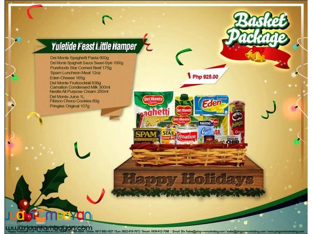 PROMO!!! Christmas Basket Catalogue Package