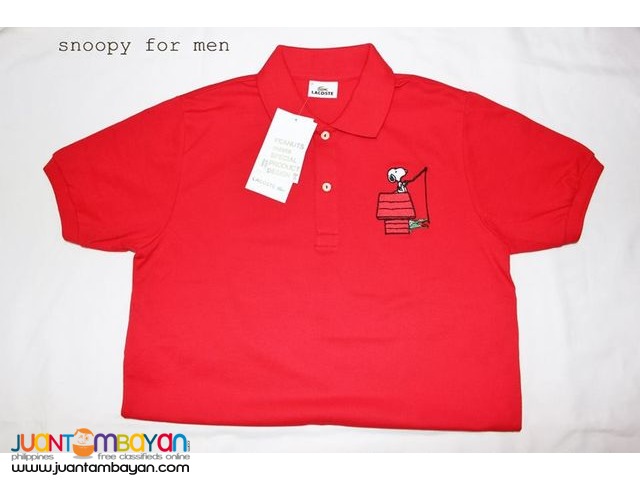 AUTHENTIC LACOSTE PEANUTS SNOOPY - LACOSTE SNOOPY POLO SHIRT