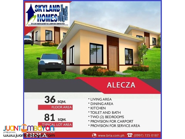 Affordable Single-Firewall / Bungalow from Bria Homes!!!