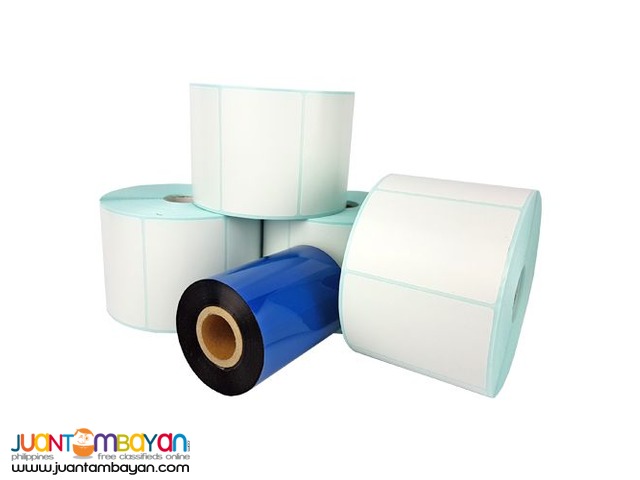 8 Rolls 4x3 Plain White Barcode Sticker 953Pcs Roll