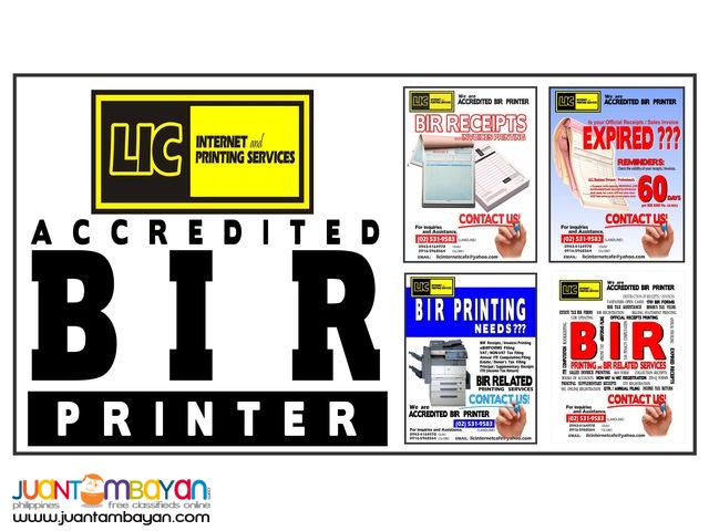BIR Accredited Printer and Printing Services