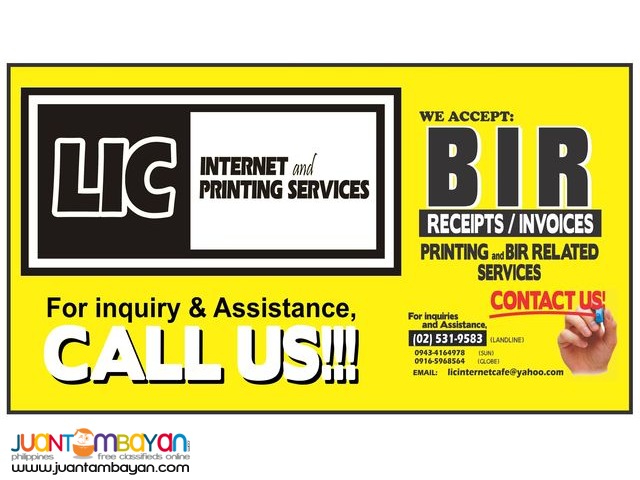 BIR Accredited Printer and Printing Services
