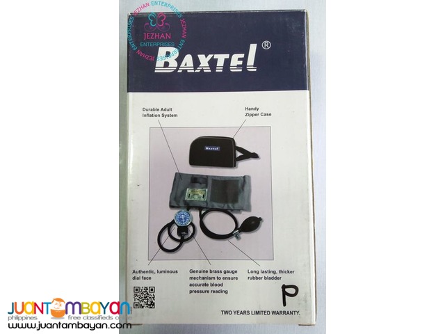 Baxtel Aneroid Sphygmomanometer Blood Pressure Monitor (Pedia)