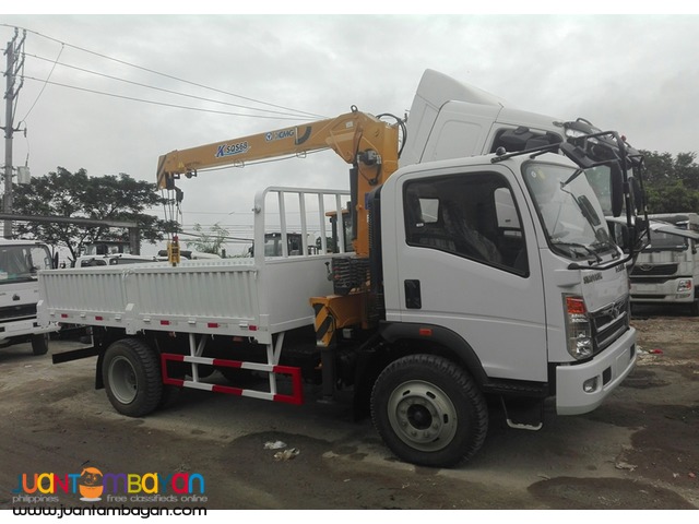 Euro 4 6 Wheeler Boom Truck by Sinotruk