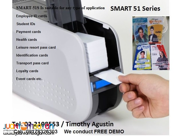 Card printer machine pvc id Rfid proximity magnetic stripe card