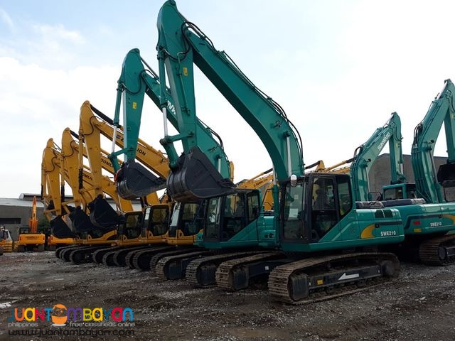 SWE210 Sunward Hydraulic excavator 1 cubic isuzu engine