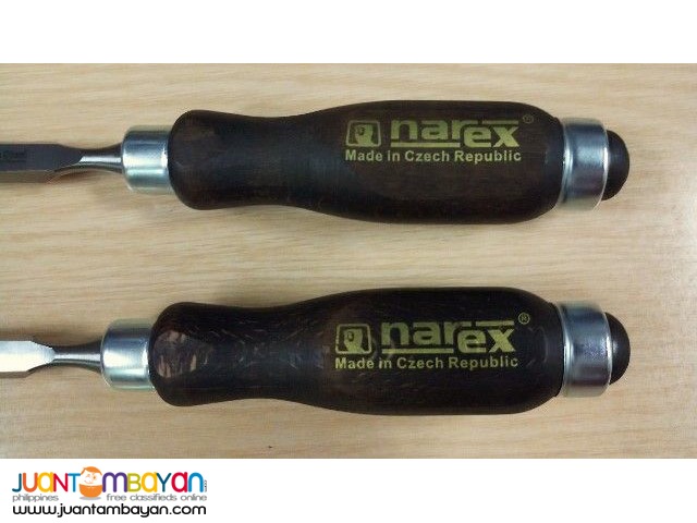 Narex 1/2-inch Skew Chisels, Left and Right (Pair)