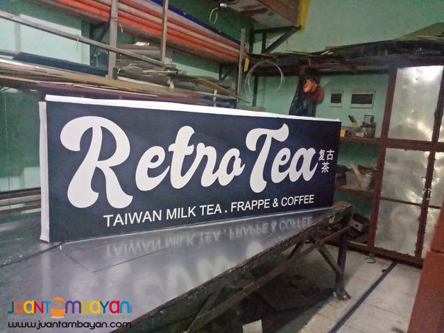 Sticker,Panaflex,Acrylic build-up,Stainless