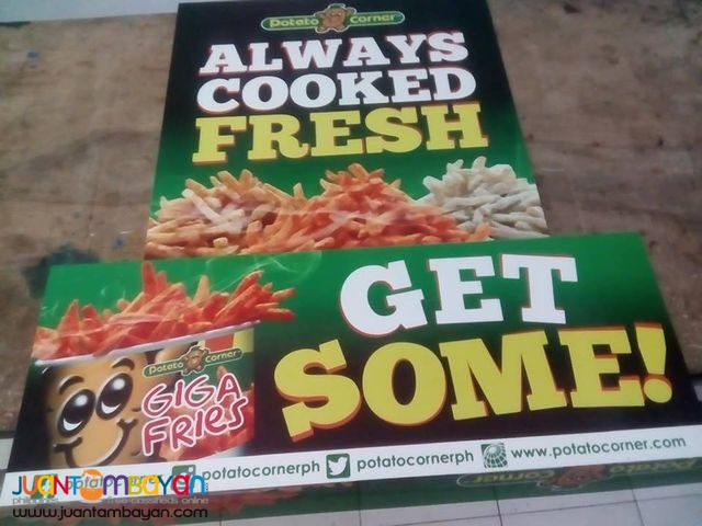 Sticker,Panaflex,Acrylic build-up,Stainless