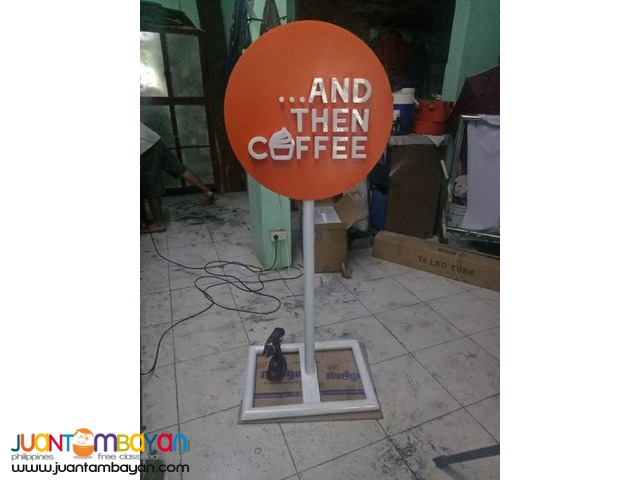 Sticker,Panaflex,Acrylic build-up,Stainless