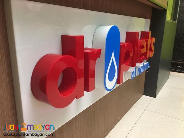 Sticker,Panaflex,Acrylic build-up,Stainless