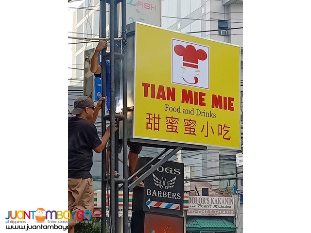 Sticker,Panaflex,Acrylic build-up,Stainless