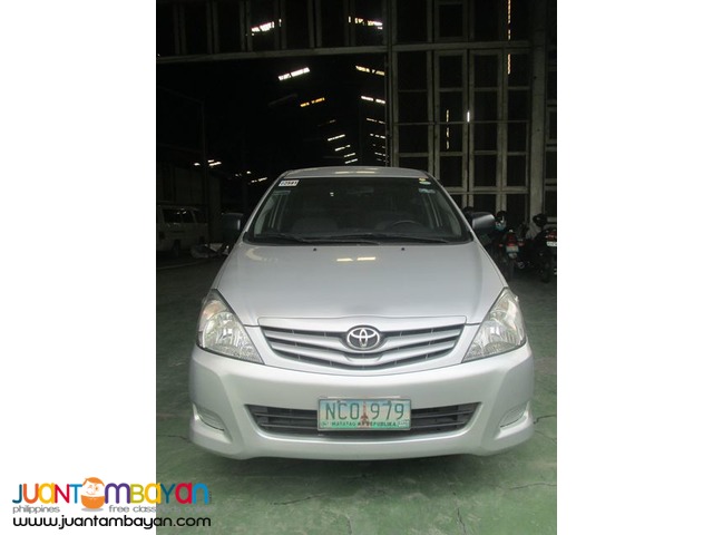 TOYOTA INNOVA color silver FOR RENT A CAR