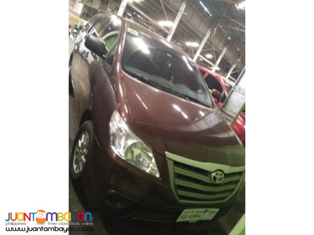 TOYOTA INNOVA BROWN FOR RENT A CAR