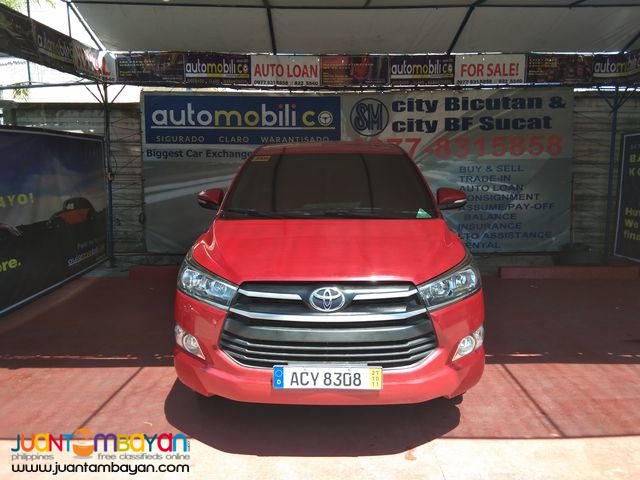 2016 Toyota Innova Diesel MT