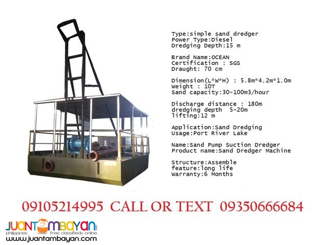 river sand dredging machine