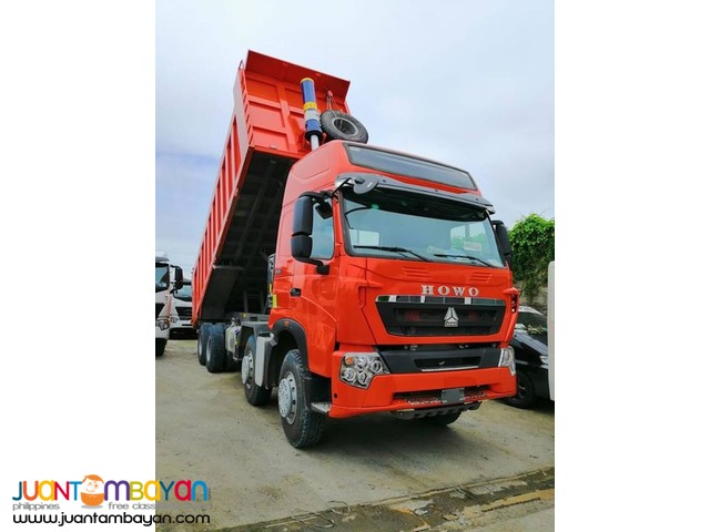 HOWO A7 12 WHEELER DUMPTRUCK 30CBM EURO IV DOUBLE I BEAM
