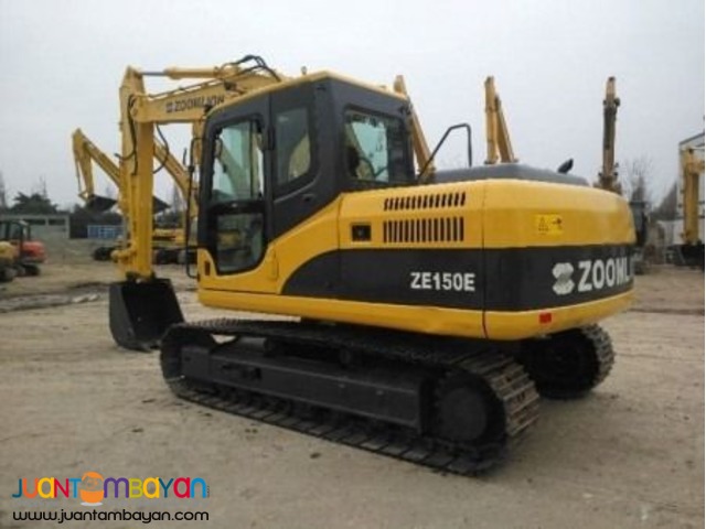 ZOOMLION ZE150E CRAWLER EXCAVATOR/BACKHOE .56 BUCKET CAPACITY...