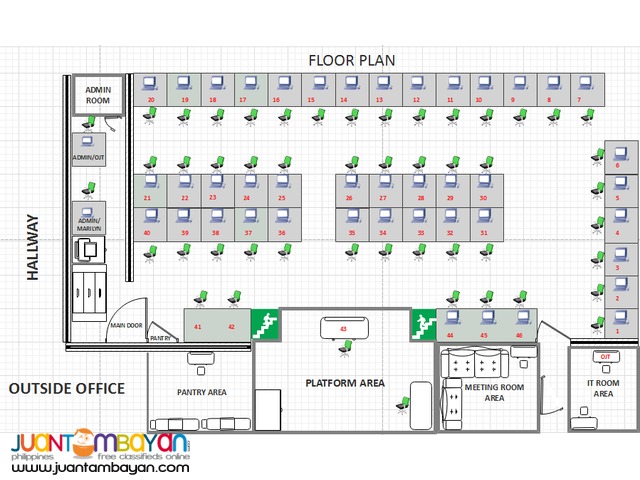 Affordable Call center seats for Rent in Cebu