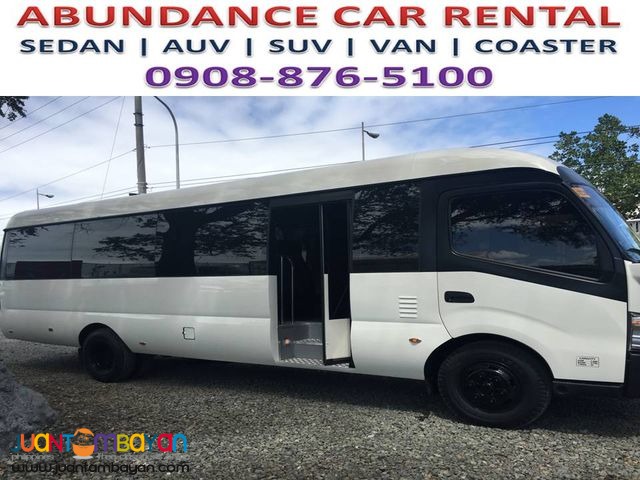 COASTER FOR RENT IN MANILA