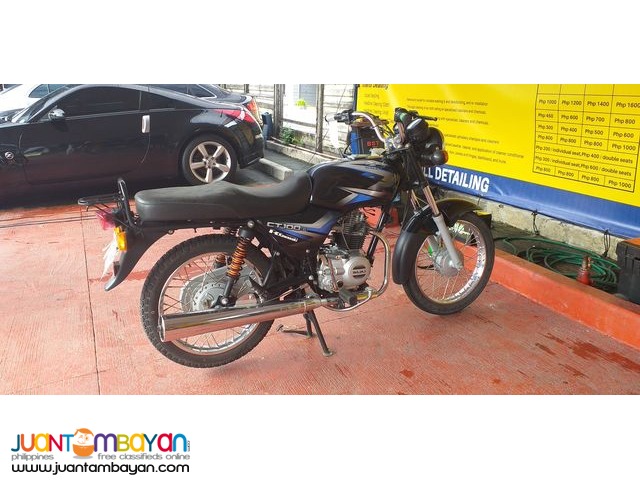 2017 KAWASAKI CT 100 BLACK/BLUE M/T GAS