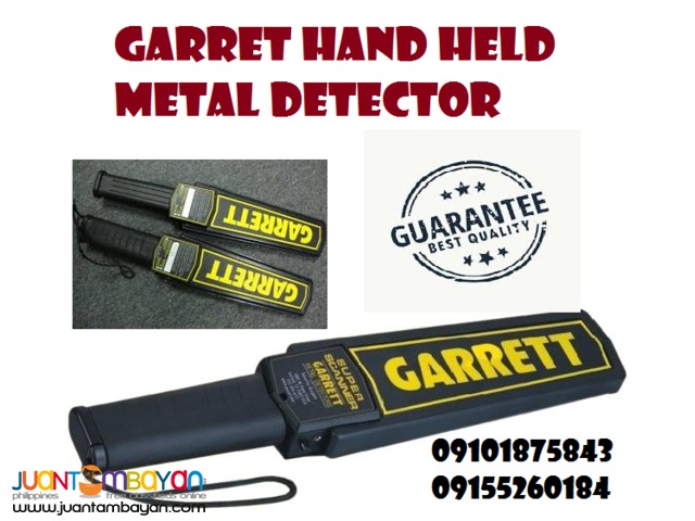GARRETT HAND-HELD SUPPER SCANNER METAL DETECTOR