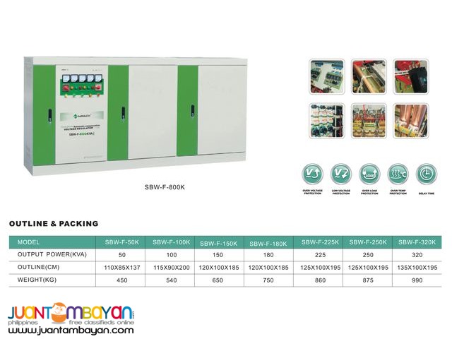 AVR - Automatic Voltage Regulator 1kva to 2000kva