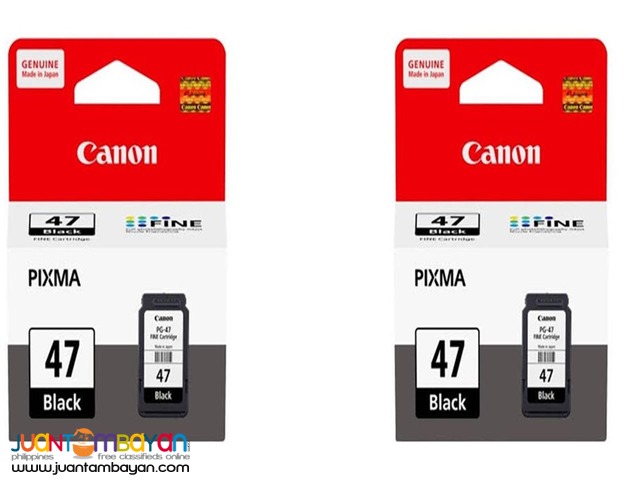 Canon PG-47 Ink Cartridge (Black) Set of 2