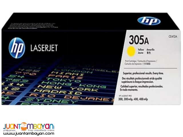 HP 305A Yellow Original LaserJet Toner Cartridge