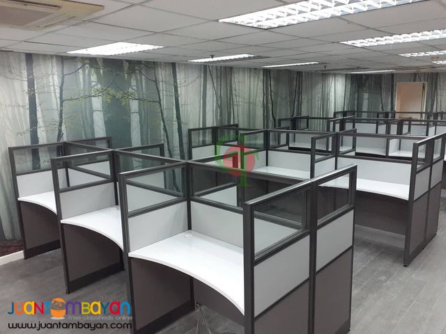Brand New Modular Office Furniture Partitions with Tables