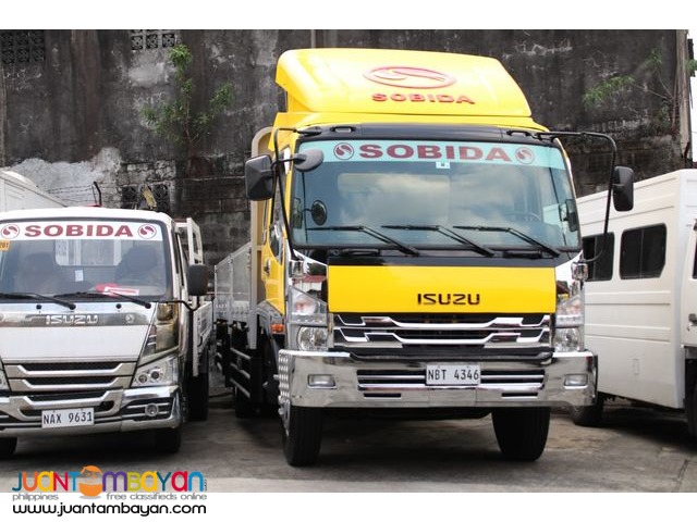 Sobida Isuzu FRR Forward Aluminum Dropside 6-wheeler Truck