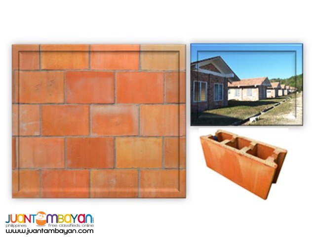 LOAD BEARING CHB 6" CLAY HOLLOW BLOCK RED CLAY BRICKS