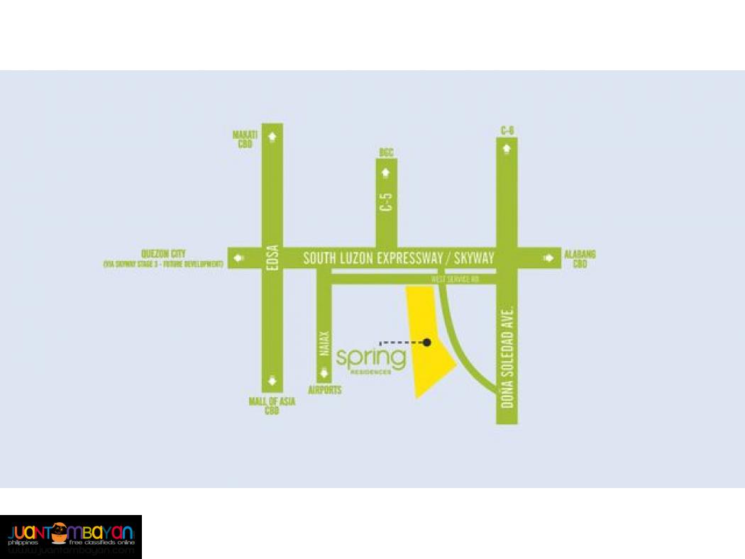 SMDC SPRING Residences in Bicutan beside SM City Bicutan