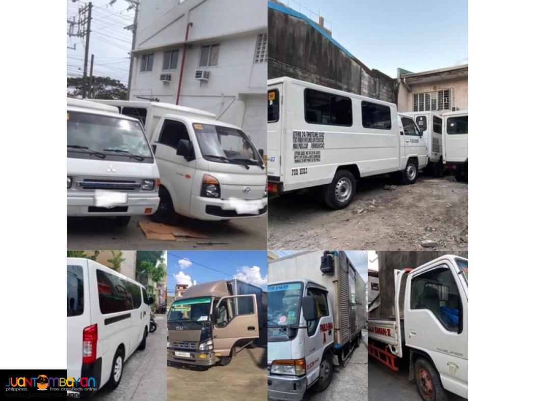 For rent L300 fb h100 4w &6w Truck closed van