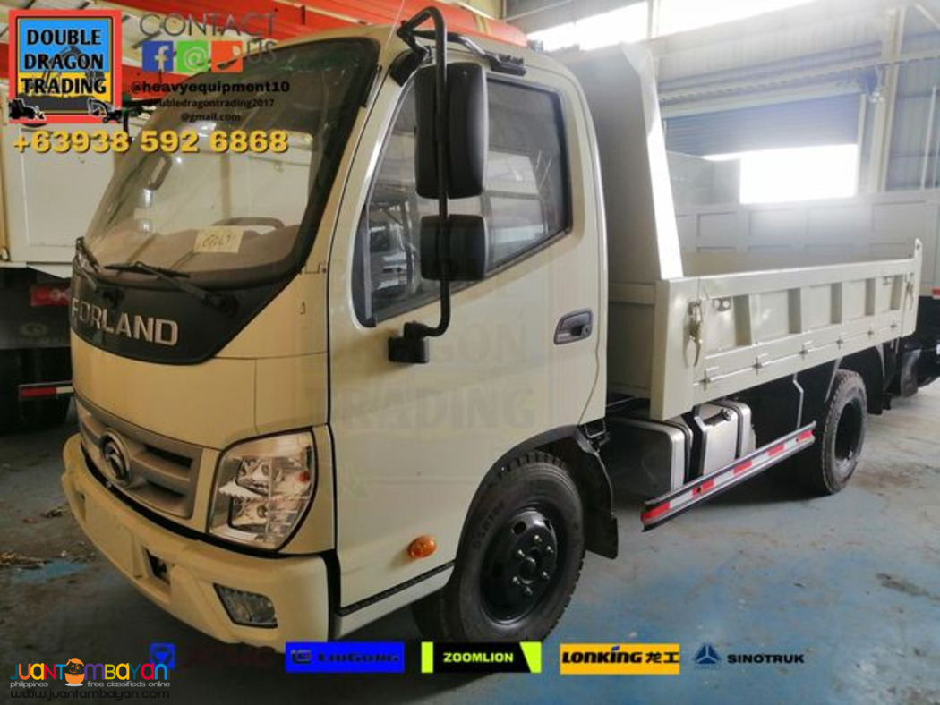 FORLAND M3 MINI DUMP, 6X4, ISUZU ENGINE