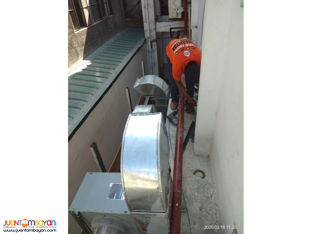 Exhaust and Fresh Air Ducting Ventilation Installation and Fabrication