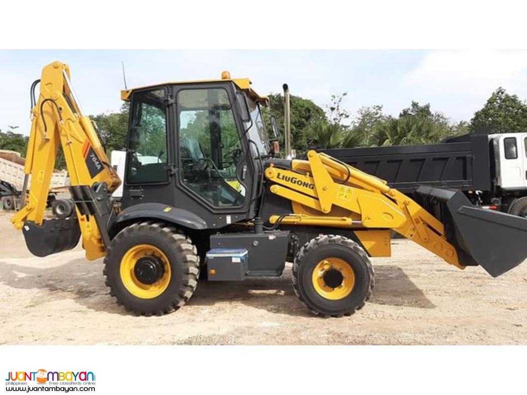 Liugong 764A Backhoe Loader Yuchai,A/C cab -0.20cbm/1.0cbm