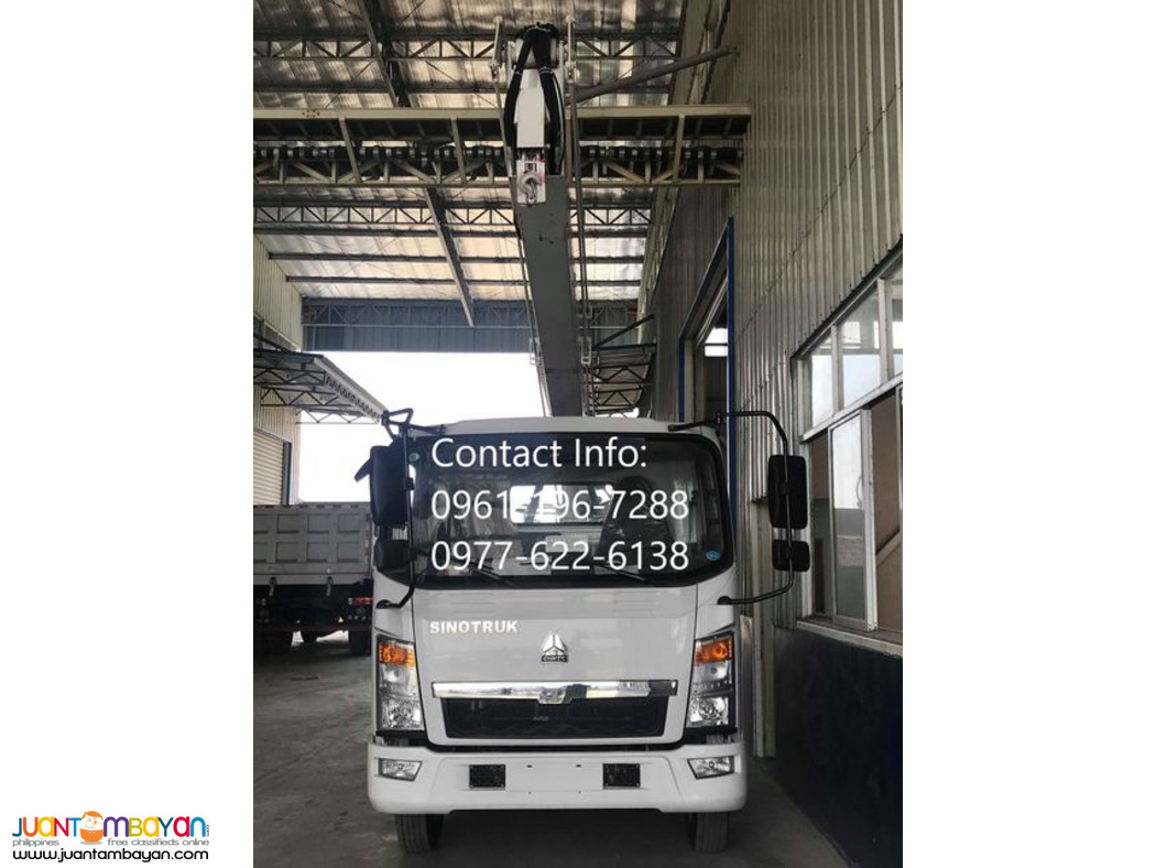 Manlift Truck 14 Meters High sinotruk homan h3