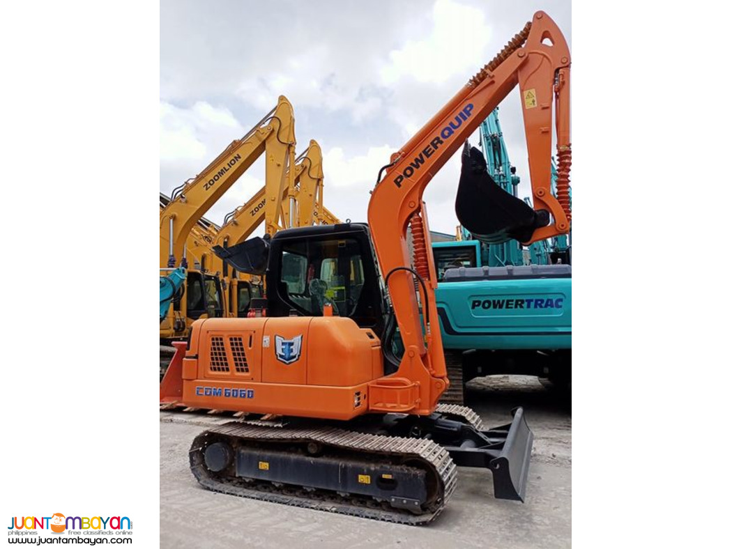 CDM6060 LONKING EXCAVATOR YANMAR ENGINE, MANUAL, CHAIN TYPE, 0.25 CBM