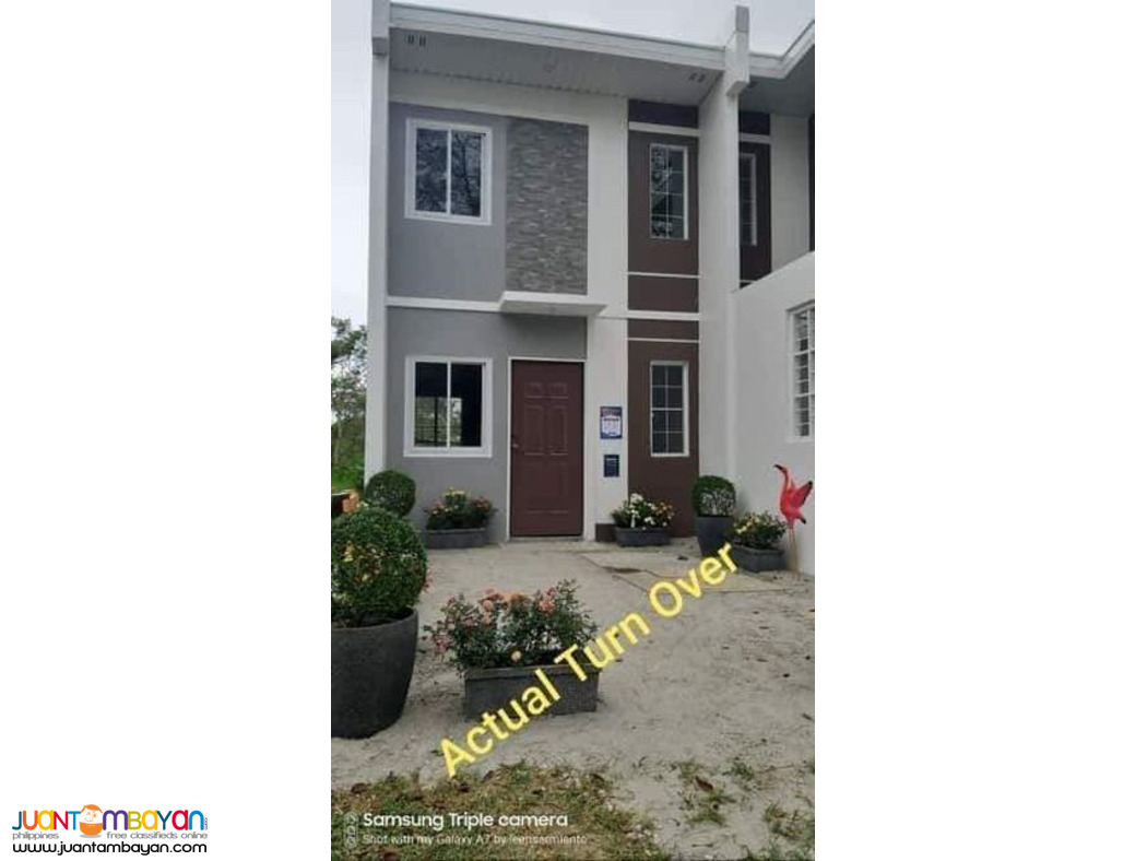 Townhouse Thru Pag Ibig Financing In Primera Rosa Sto Tomas Batangas