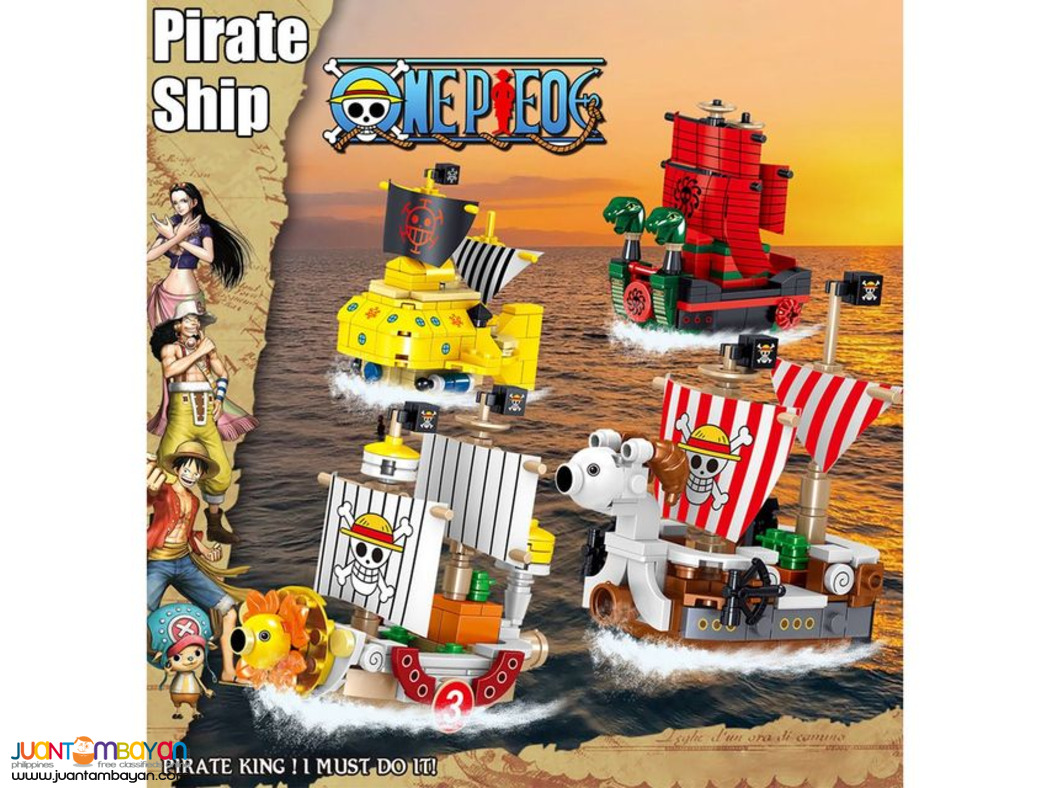 PRCK™ 69855 One Piece 4in1 Pirate Sail Ship Set