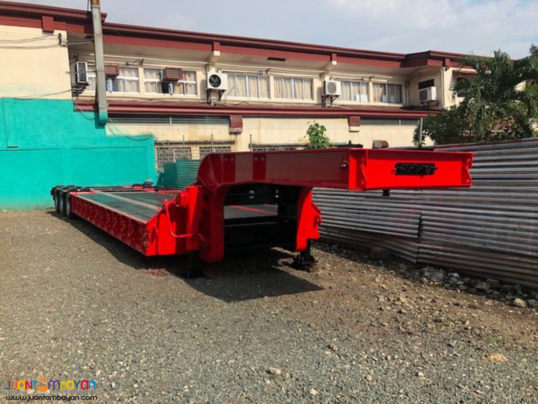 LOWBED TRAILER FOR BACKHOE