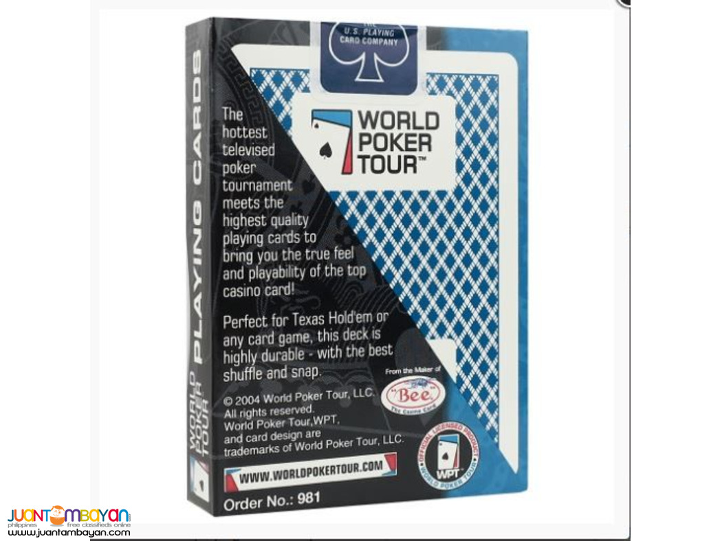 RARE Bee WPT Poker Cards (Ohio Blue Seal)