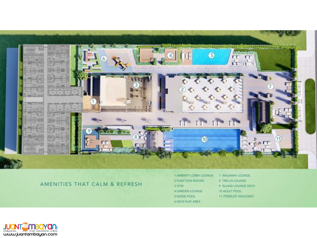 Makati condo at Mint Residences near Magallanes MRT3 Station